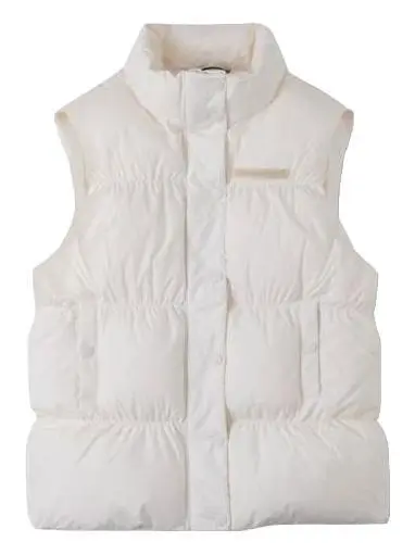 CONVERSE Synthetic Super Puffer Vest - Cream White