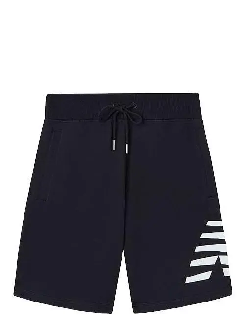 NEW BALANCE Logo Print Sportswear Shorts - Black/white