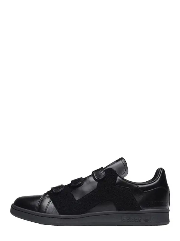 Adidas Raf Simons X Stan Smith Comfort Badge Sneakers - Black