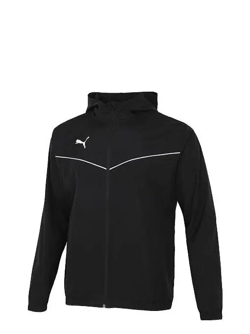 PUMA Full Sleeve Jacket With Logo - Black