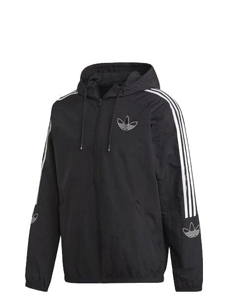 Adidas Originals Zip-up Hooded Track Jacket - Black