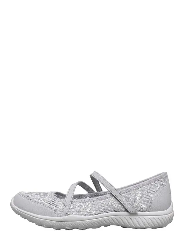Sketchers Be-light Mary Jane Style Flats - Grey