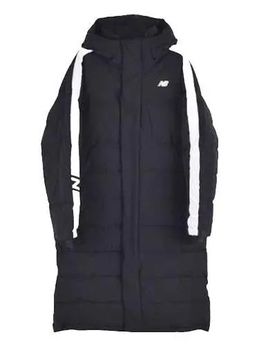 NEW BALANCE Padded Long Jacket - Black/white