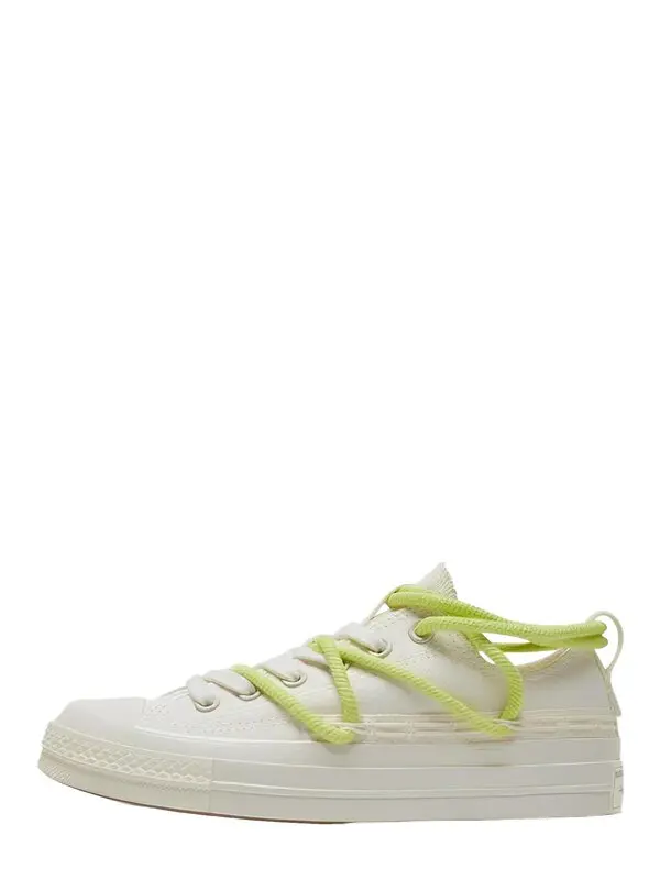CONVERSE Chuck 70 Double Laces Sneakers - White/green