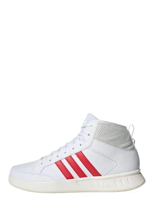Adidas Court80s Mid Skate Sneakers - Whiteredgray