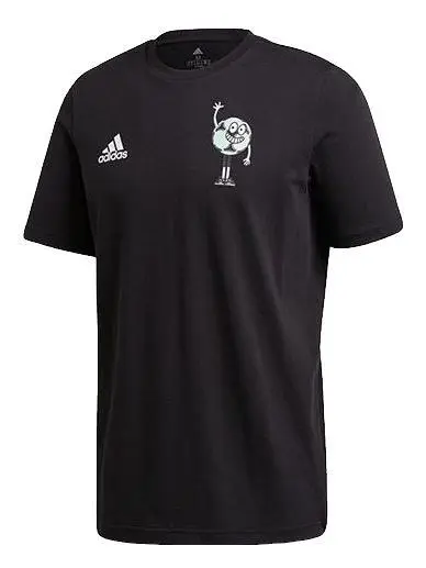 Adidas Lil Stripe Nmbr Soccer/football T-shirt - Black