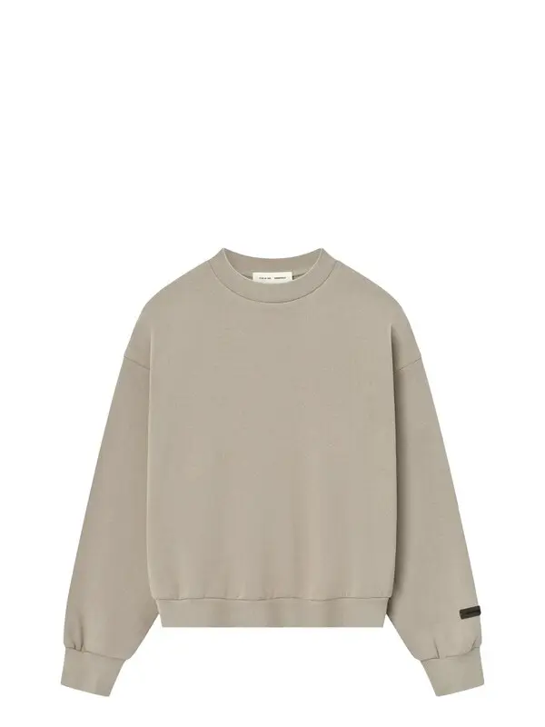Fear Of God Classic Fit Fleece Crewneck - Timber
