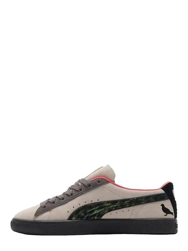 PUMA X Atmos X Jeff Staple Suede 'pigeon And Crow' Low Top Sneakers - Brown/pink