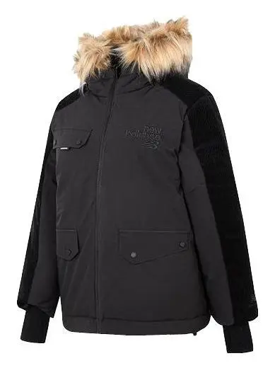 NEW BALANCE Winter Windproof Parka - Black/brown