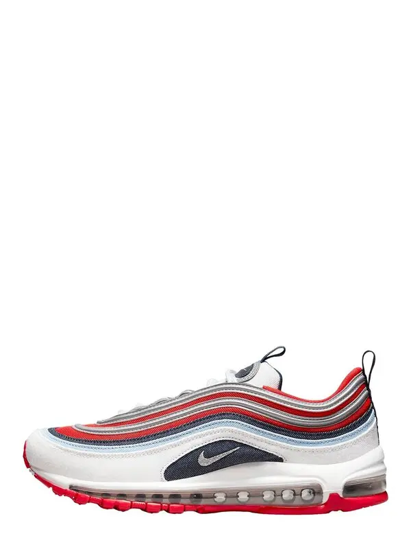 Nike Max 97 "usa Denim" Athletic Sneakers - White/blue/red