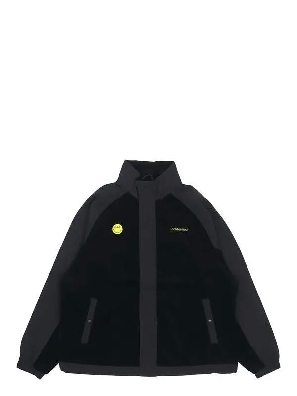Adidas Neo Colorblock Stand Collar Jacket - Black