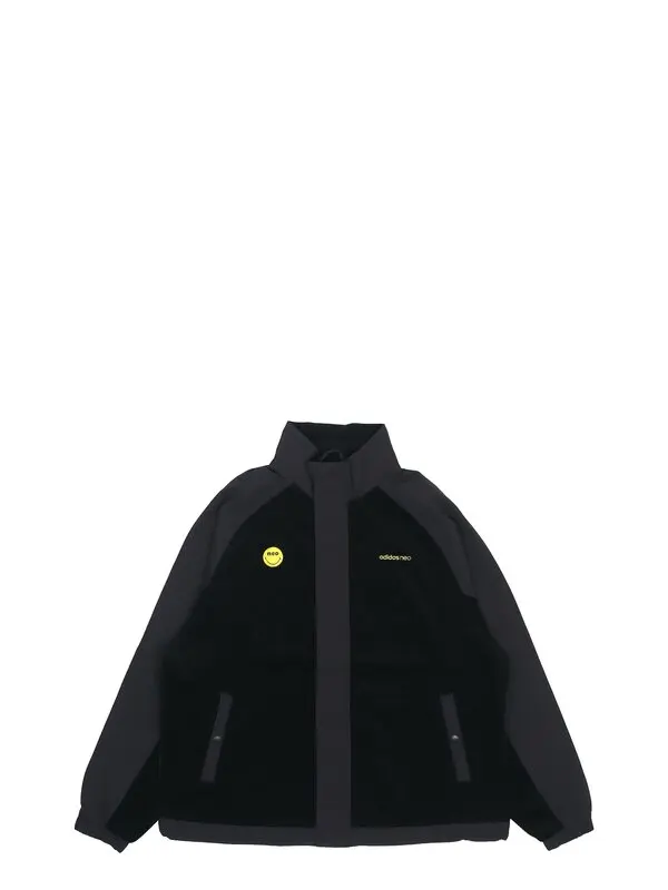 Adidas Neo Colorblock Stand Collar Jacket - Black