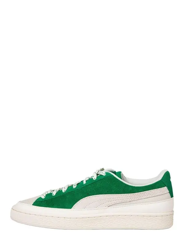 PUMA Suede Trail Lace Sneakers - Green/beige