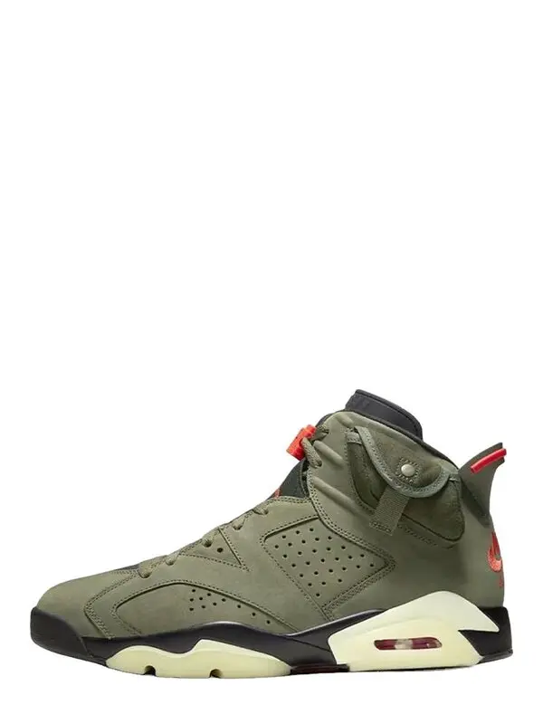 JORDAN Retro Travis Scott "olive - Medium Olive/infrared-black-sail