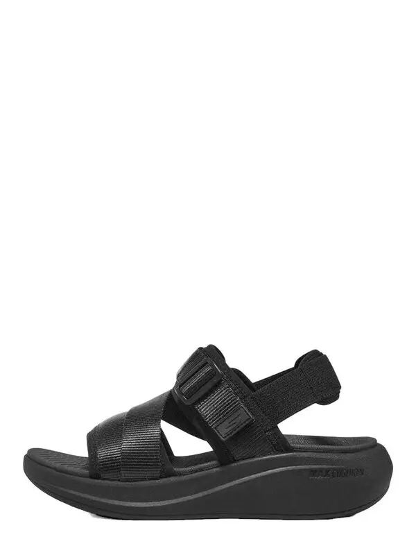 Sketchers Max Cushioning Essential Sandal - Black