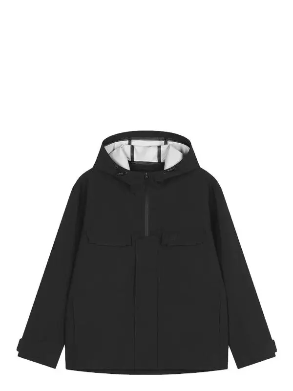 NEW BALANCE Zip-up Hooded Jacket - Black