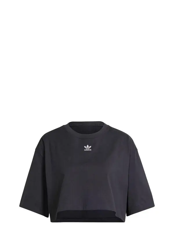 Adidas Essentials Cropped T-shirt - Black
