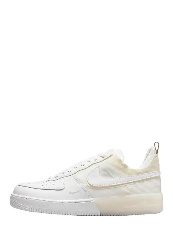 Nike Force 1 React "coconut Milk" Low Top Sneakers - White/yellow