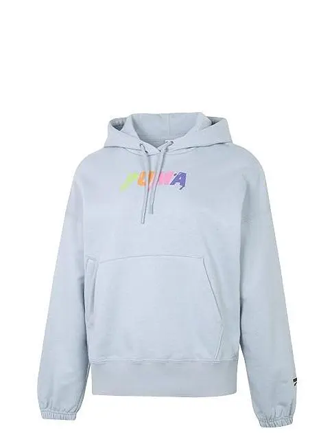 PUMA Downtown Logo Hoodie - Teal