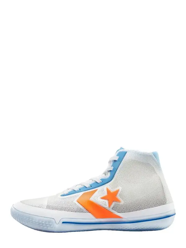 CONVERSE All Star Pro Bb High Sneakers - White/orange/blue