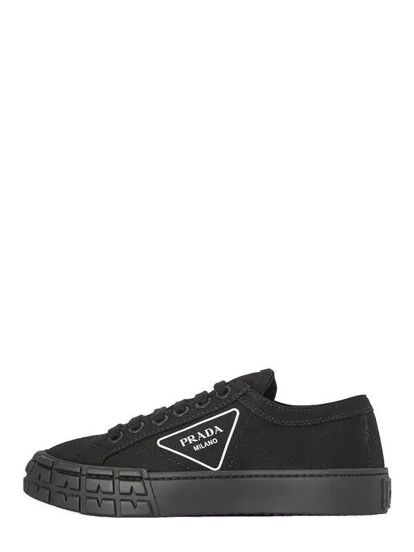 Prada Cassetta Wheel Sneakers - Black