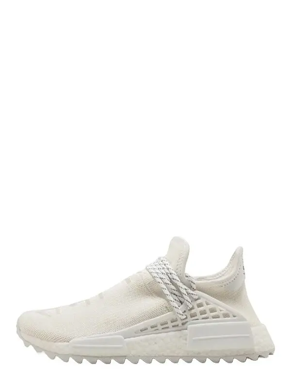 Adidas X Pharrell Williams Nmd Hu Trail 'blank Canvas' Sneakers - White
