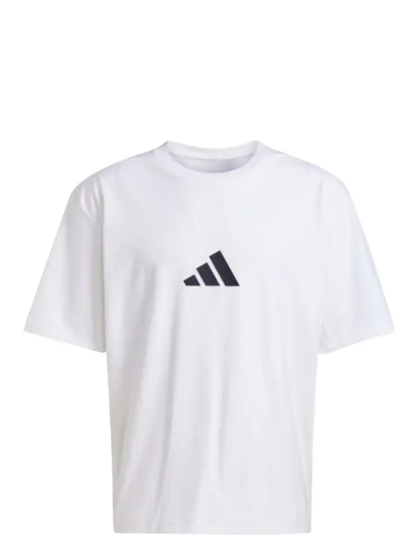 Adidas Z.n.e. Loose-fit T-shirt Asia Sizing 'white Black - White/black
