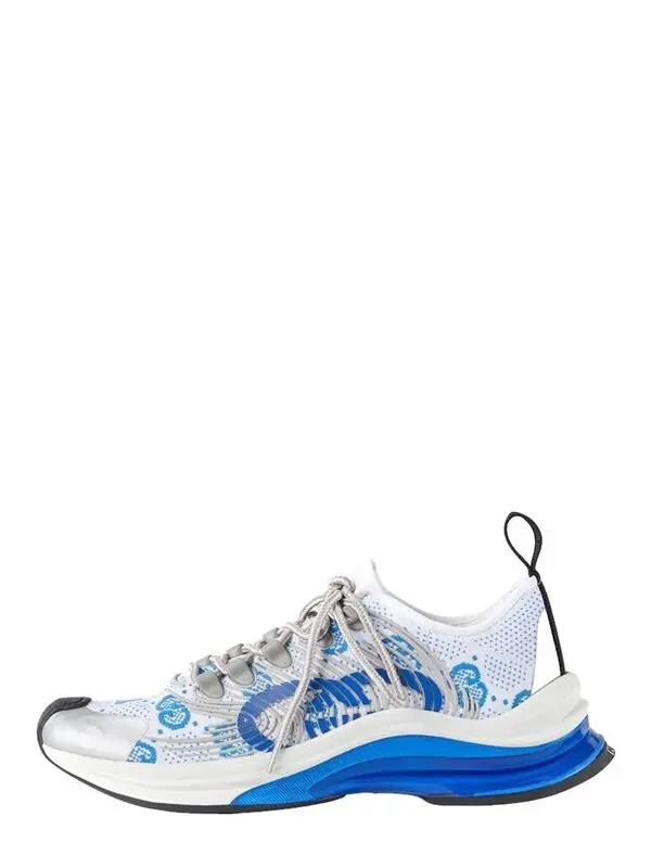 Gucci Run Sneaker - White/blue
