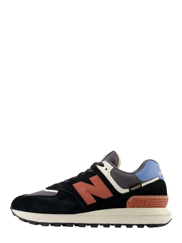 NEW BALANCE 574 Legacy Lace-up Sneakers - Black/red/blue