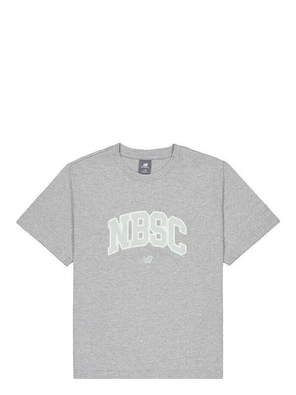 NEW BALANCE Nbsc Cotton T-shirt - Grey