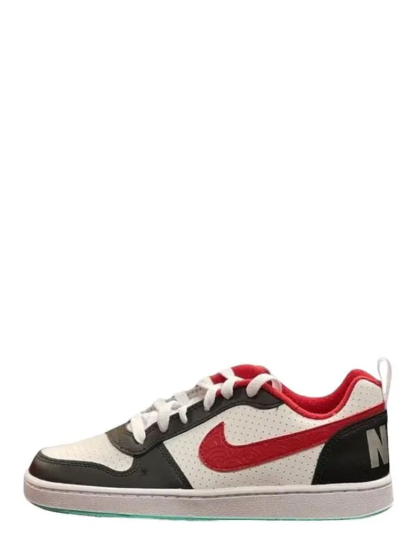 Nike Court Borough Low Top Sneakers - White/red/black