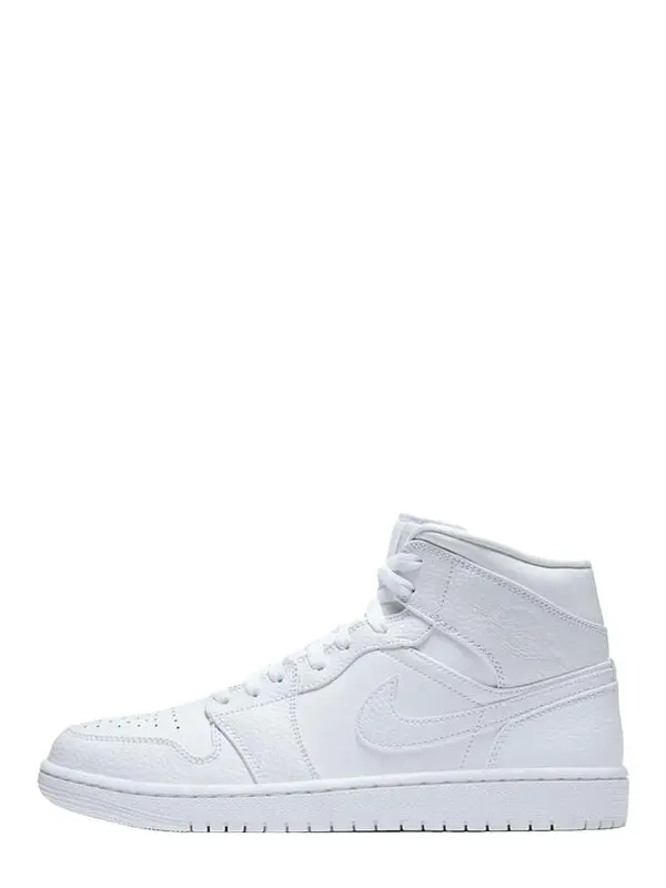 JORDAN 1 Mid "triple " Sneakers - White
