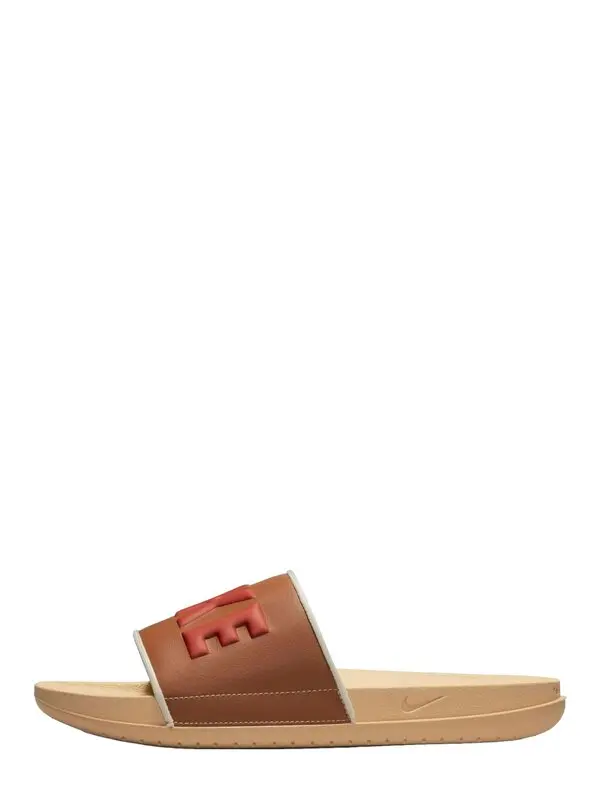 Nike Offcourt Slide - Brown/yellow