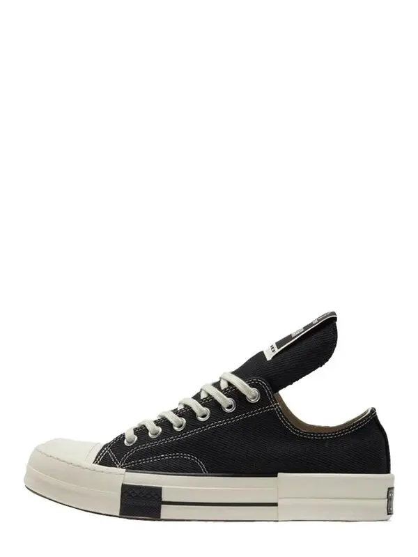 CONVERSE Rick Owens X Drkstar Chuck 70 Low Top Sneakers - Black/white