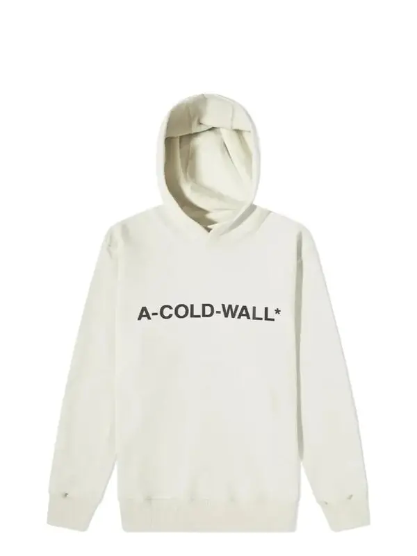 A-COLD-WALL* Logo Popover Hoodie - Bone White