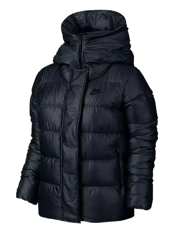 Nike Down Fill Hooded Jacket - Black