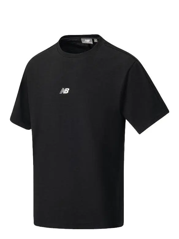 NEW BALANCE Athletics Logo-print T-shirt - Black/white