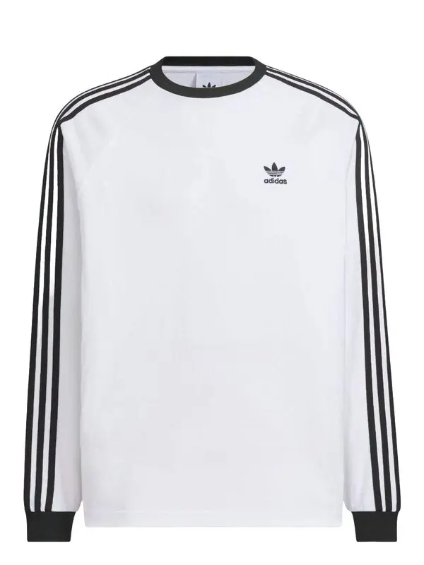 Adidas Classic Long Sleeve T-shirt Asia Sizing 'white Black - White/black