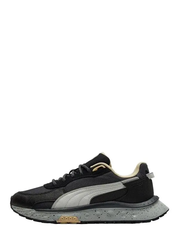 PUMA Wild Rider "winter Black Ebony" Casual Sneakers - Black/white