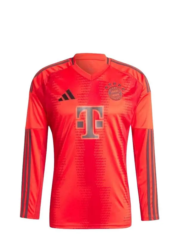 Adidas Fc Bayern 24/25 Long Sleeve Home Soccer Jersey - Red