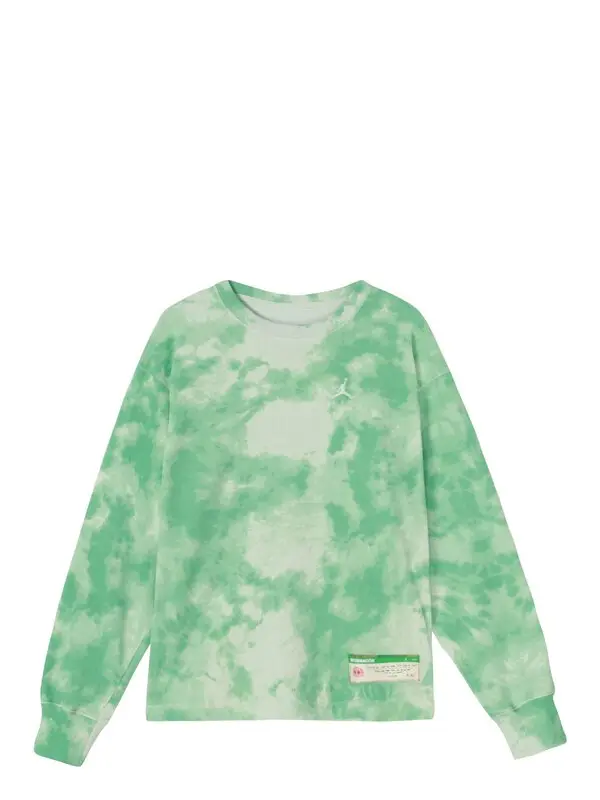 JORDAN X J Balvin Tie Die Long Sleeves T-shirt Asia Sizing - Green