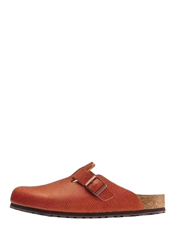 BIRKENSTOCK Boston Clogs With Embossed Horween Leather - Brown