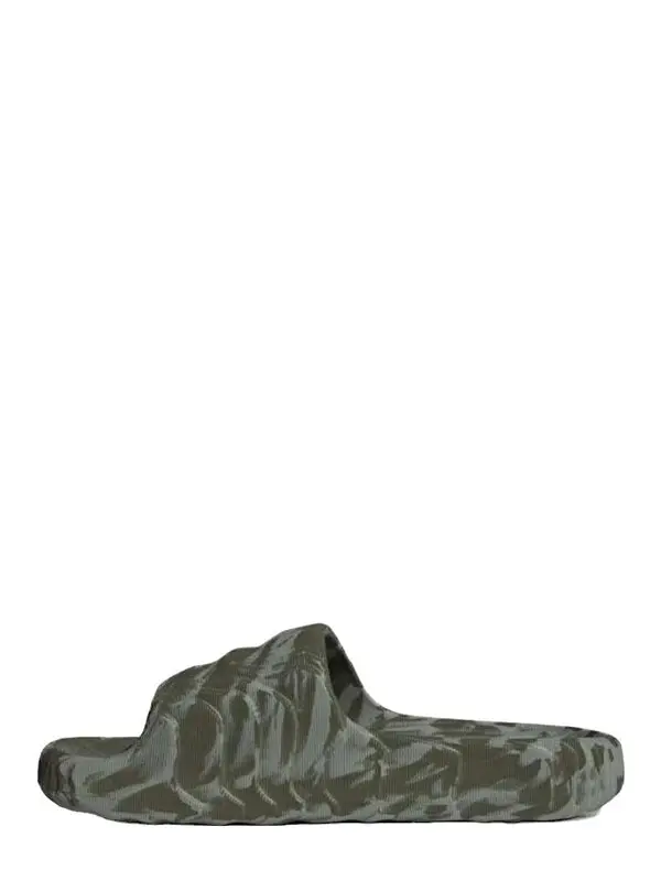 Adidas Adilette 22 Slides - Olive Strata/silver Green