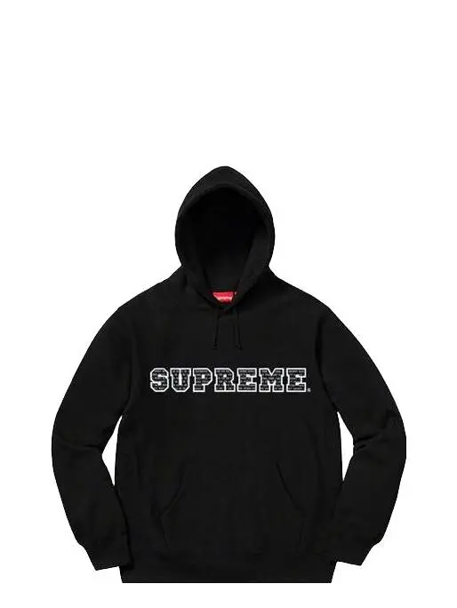 Supreme Hooded Sweatshirt - Black