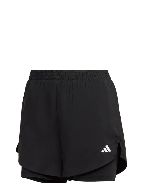 Adidas Aeroready Two-in-one Training Shorts - Black