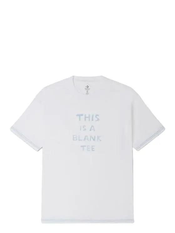 CONVERSE Pack Verbiage Tee Asia Sizing - White
