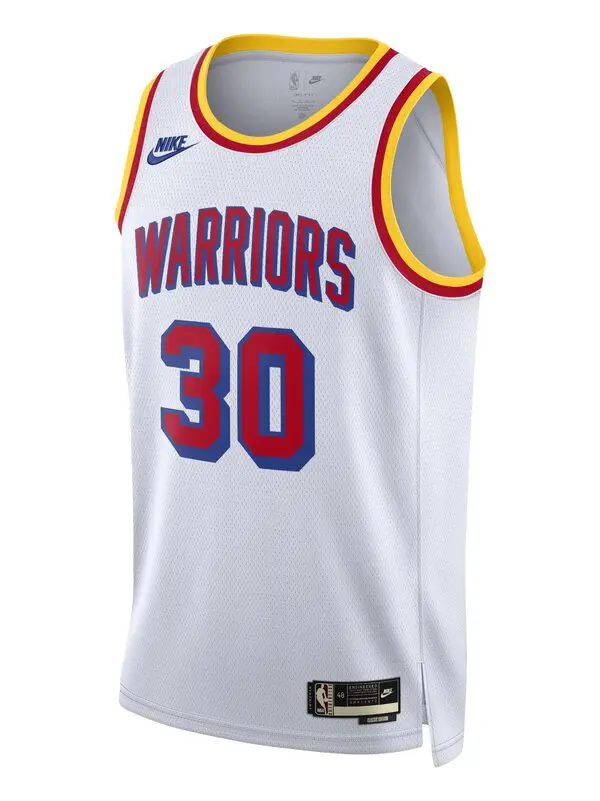 Nike Nba Golden State Warriors 2024/25 Hardwood Classics Swingman Jersey 'stephen Curry 30 - White