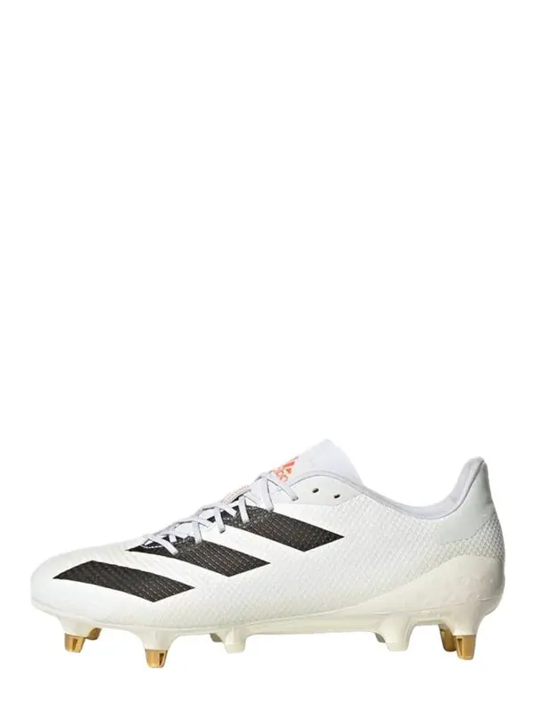 Adidas Adizero Rs7 Sg Rugby Boots - Cloud White/core Black/solar Red