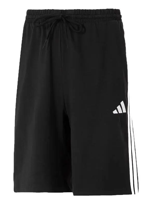Adidas Essential 3-stripes Jersey Shorts - Black/white