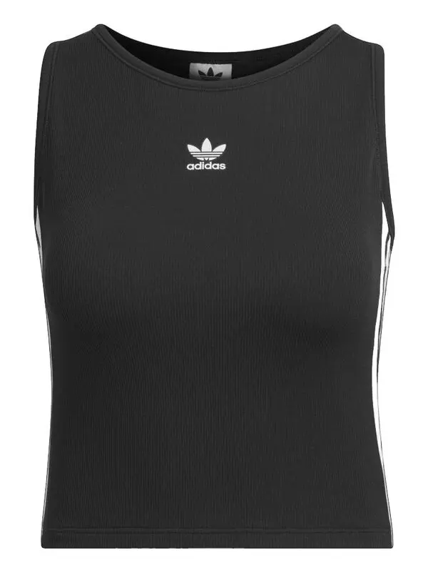 Adidas Originals 3-stripes Padded Tank Top - Black/white